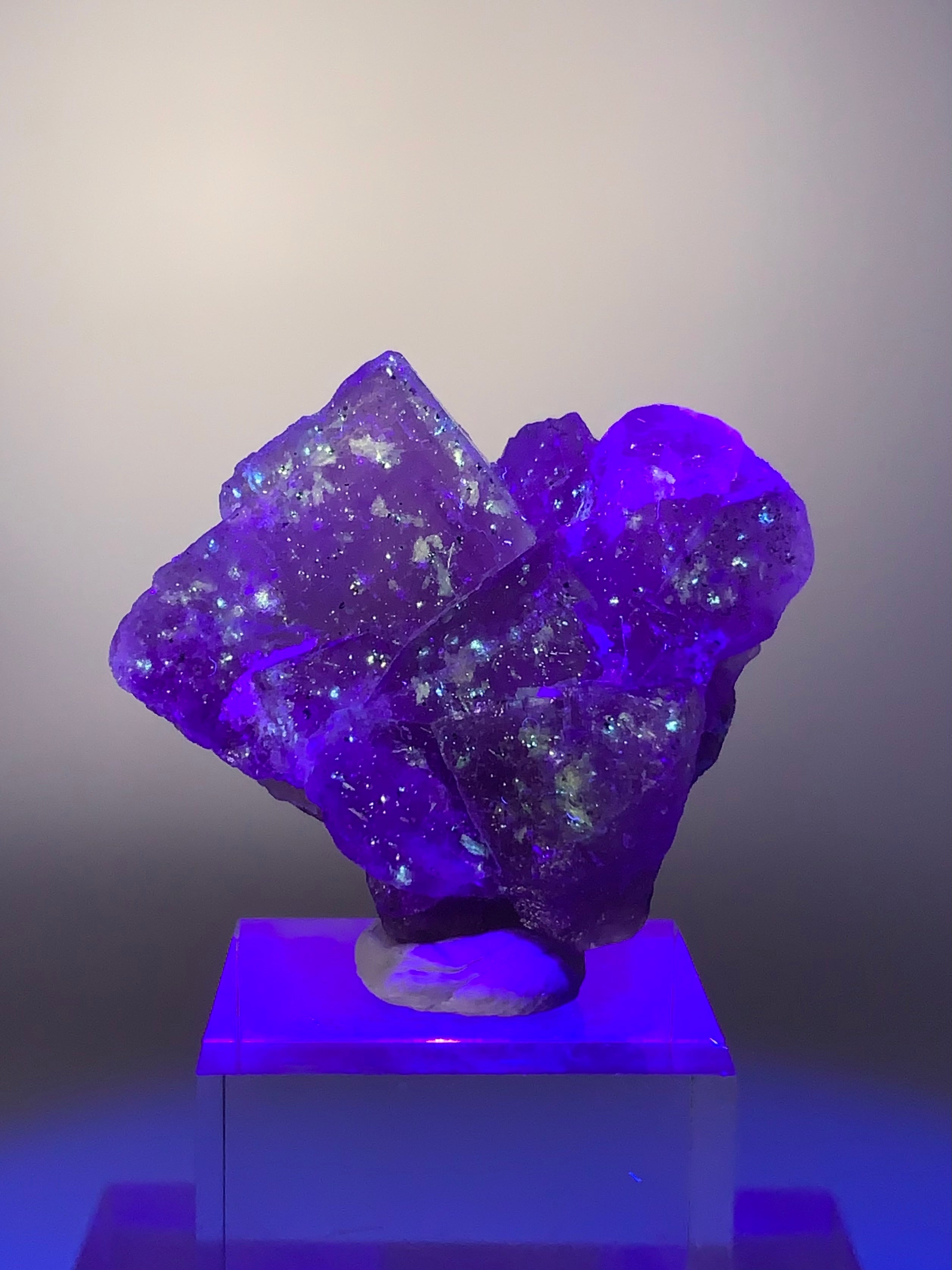 Galaxy Fluorite – Rain & Stone Minerals
