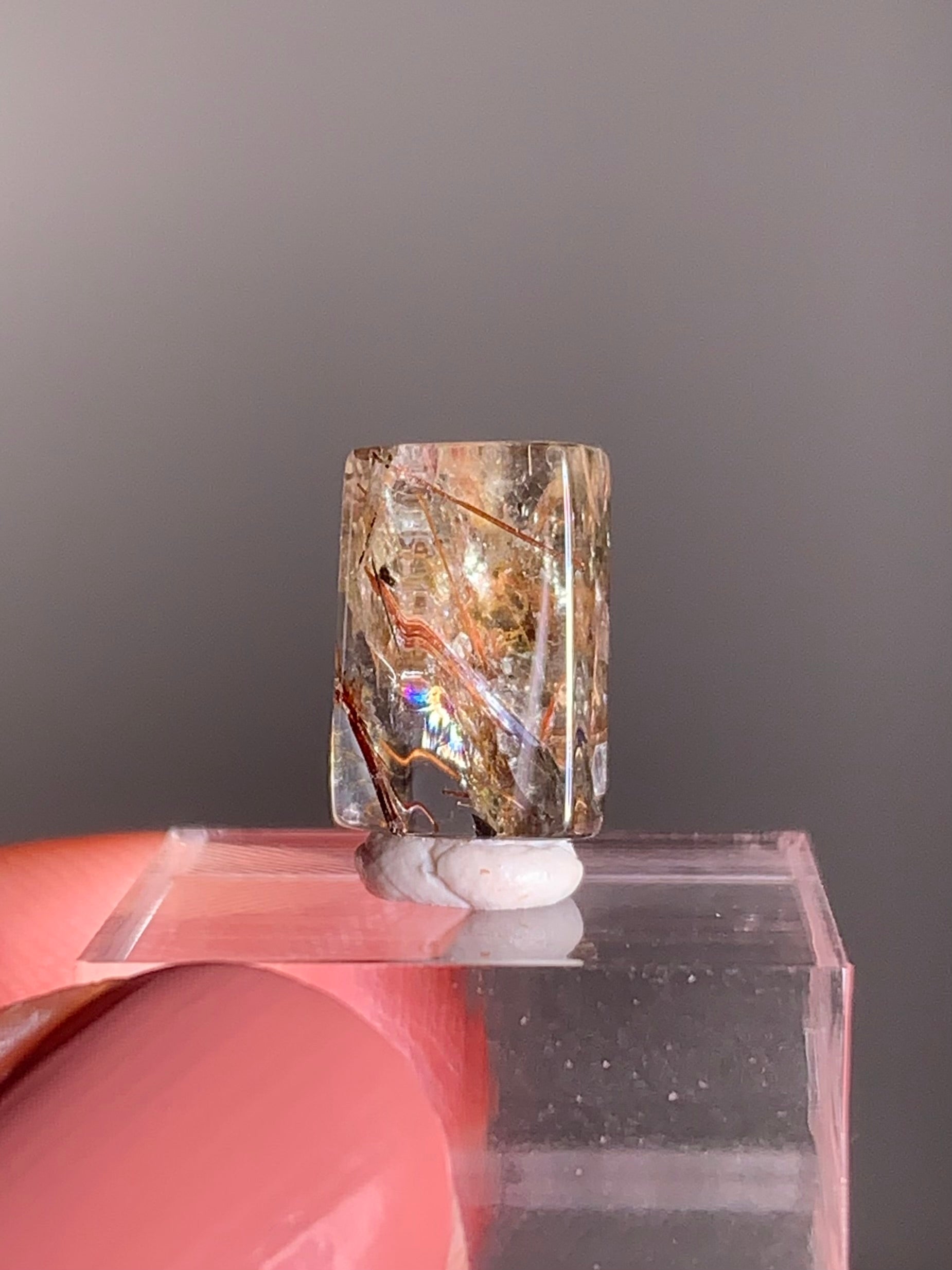 Madagascar Polished Red Copper Rutile with Shimmery Mica – Rain & Stone ...